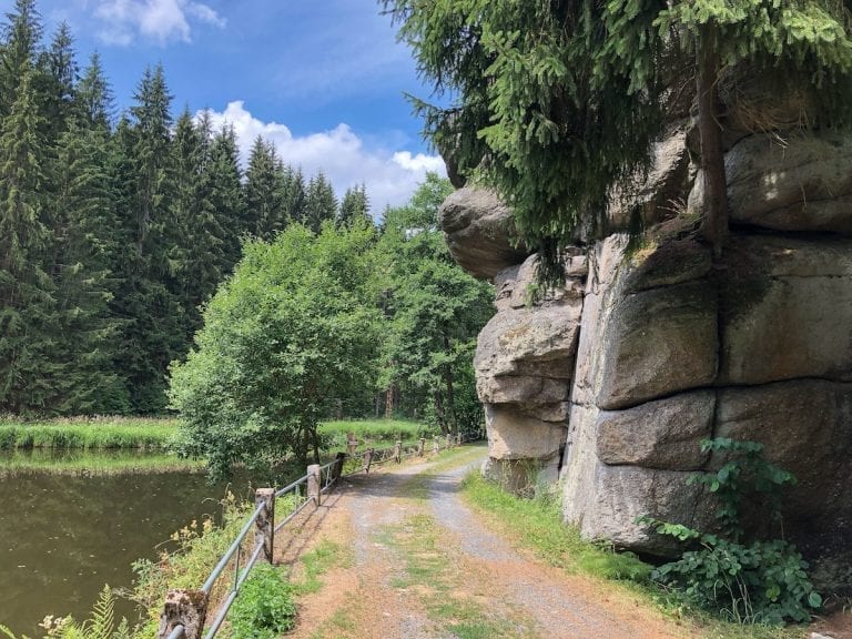 Wandern mit Kindern im Fichtelgebirge - Unterwegs mit Kind